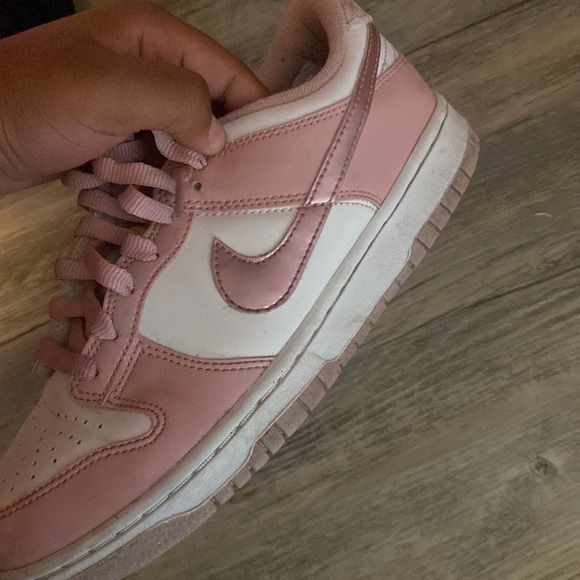 Nike | Shoes | Pink And White Dunks | Poshmark
